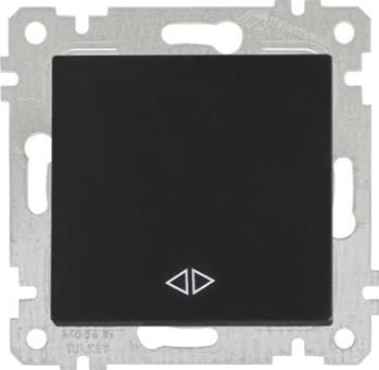 Kreuzschalter Unterputz VDE RITA schwarz